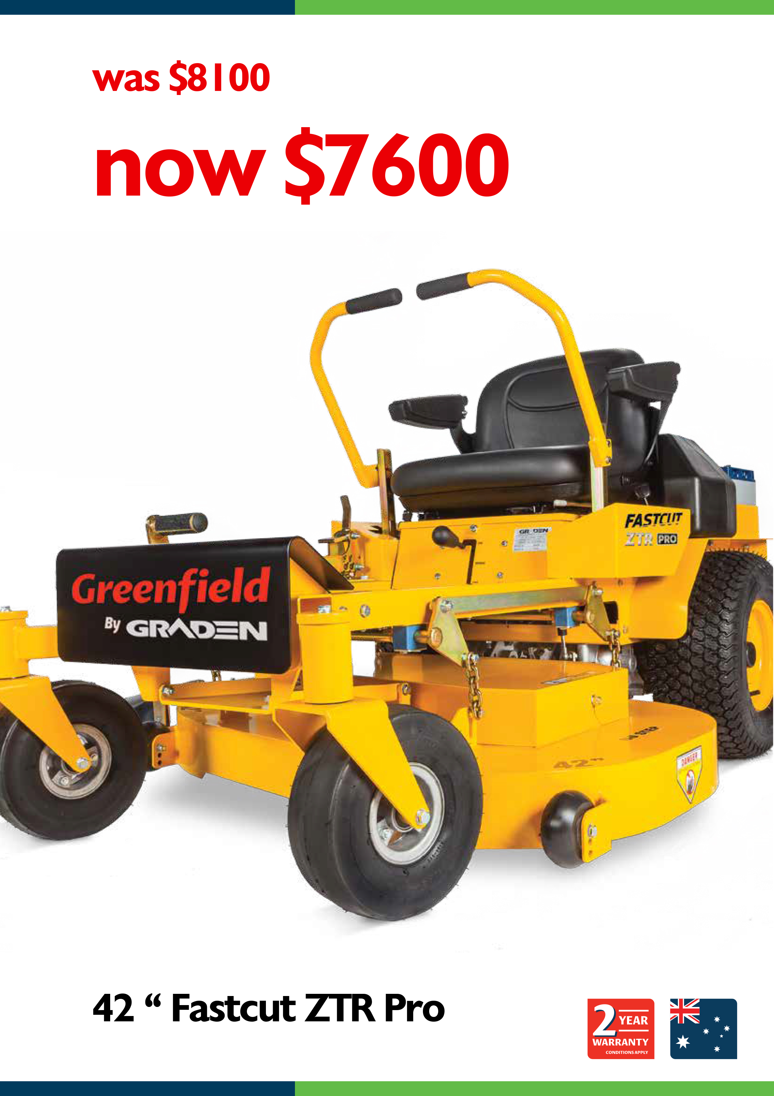 Greenfield_42pro - Morayfield Mower Centre